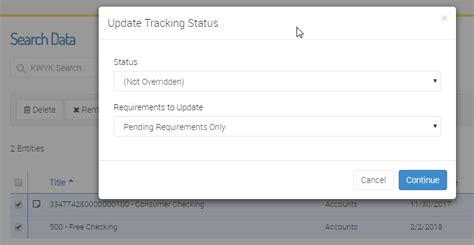 Updating And Resolving Tracking Exceptions Identifi Support