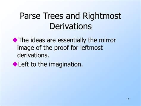 Ppt Parse Trees Powerpoint Presentation Free Download Id250271