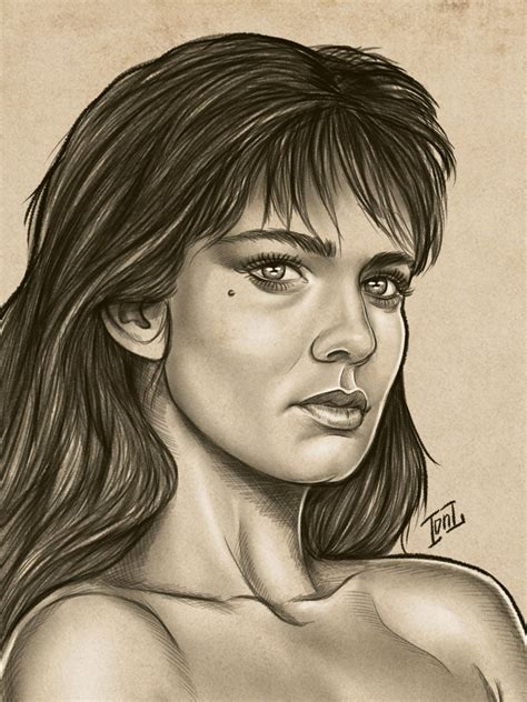 Anne Parillaud Ihp By Idrawnudeladies On Deviantart