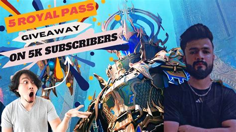 Im Giving Away 5 Royal Passes On 5k Subs Battleground Mobile India