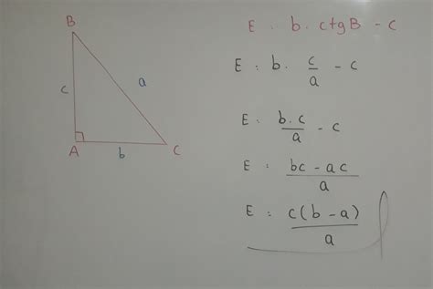 En Un Triangulo Rectangulo Abc Recto En C Calcular E C Sena Images