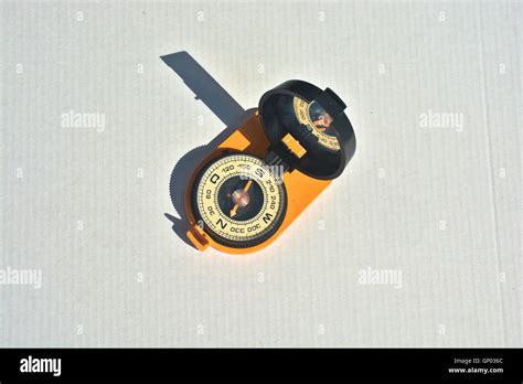 Magnetic Compass Compass Navigation Instrument On A White