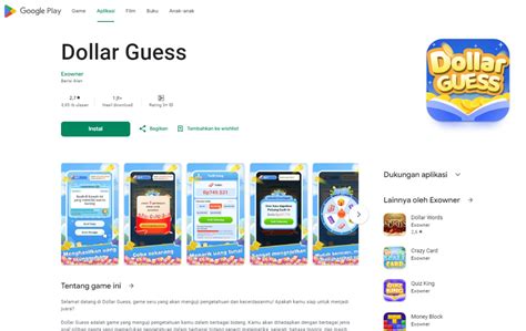 Dollar Guess APK Penghasil Uang Apakah Terbukti