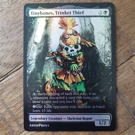Tinybones Trinket Thief B Foil Mtg Abyss Proxy Shop Enhance