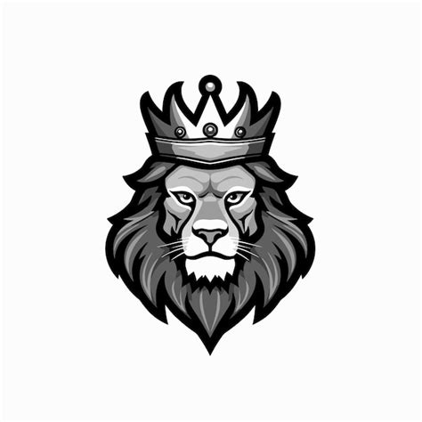 Mascota Del Rey León Vector Premium