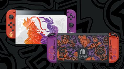 Pokémon Écarlate Violet Une Nintendo Switch OLED aux couleurs des