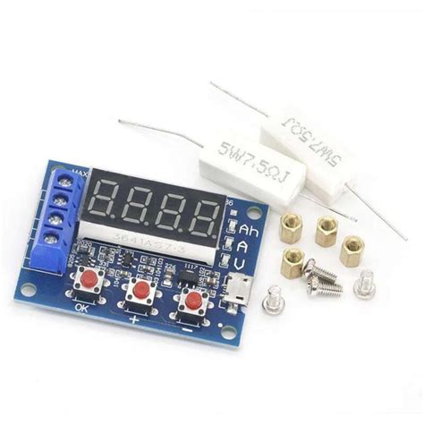 1PCS ZB2L3 BATTERY CAPACITY TESTER HW 586 LITHIUM DISCHARGE MODULE 18650 LI ION MAh CALCULATION
