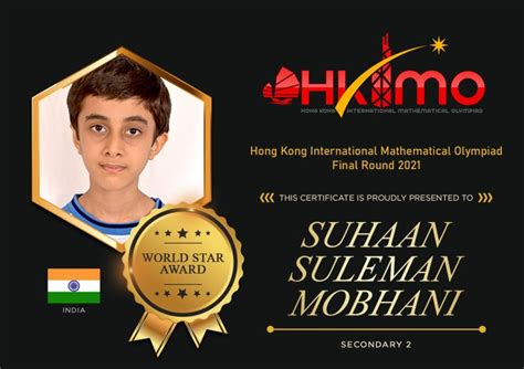 suhaan mobhani on linkedin worldstar hongkong maths