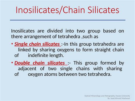 Silicate Structures 2 Pptx Ppt