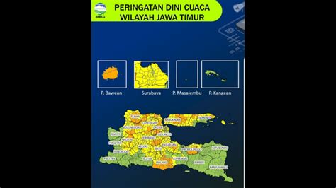 BMKG Juanda Beri Peringatan Kewaspadaan Cuaca Ekstrim Di Jawa Timur Tanggal Hingga Juli