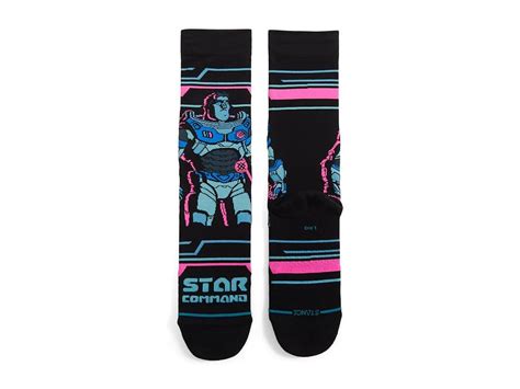 Stance Toy Story Lightyear Black Crew Cut Socks Shoes Big Apple Buddy