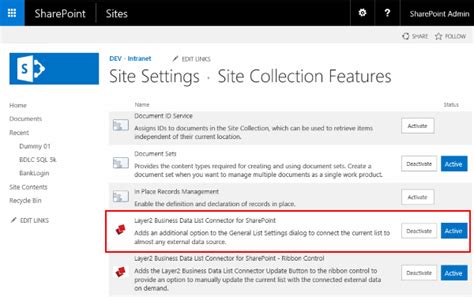 layer2 sharepoint business data list connector download free windows