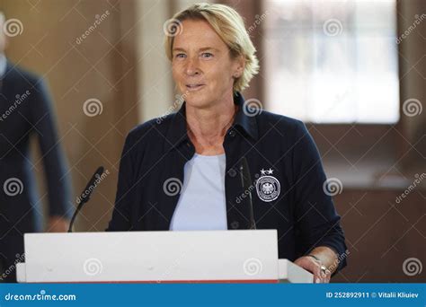 The German National Women`s Football Team After They Placed Second In