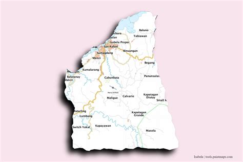 Sample Maps Of Isabela Generated With Map Cropping Masking Tool