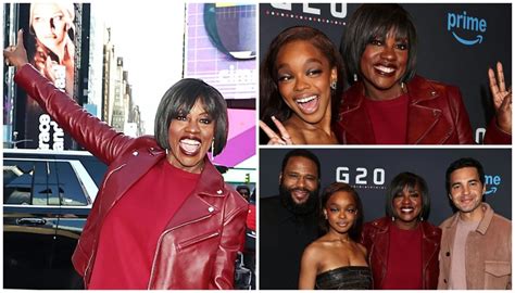 Viola Davis And More Attends Presidential Nyc Premiere For G20