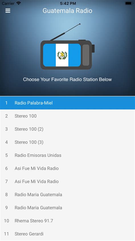 Guatemala Radio Spanish Fm Iphone