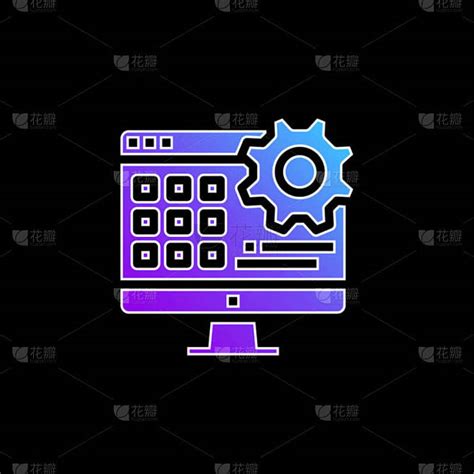 应用蓝色梯度矢量图标