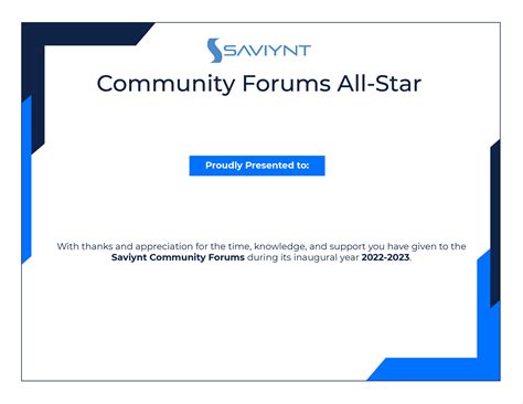 Saviynt Community Forums All Star Saviynt Accredible Certificates