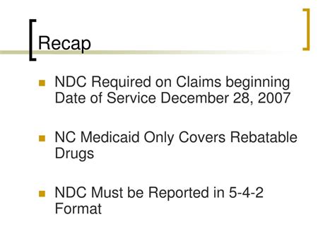 Ppt Nc Medicaid National Drug Code Ndc Seminar Powerpoint