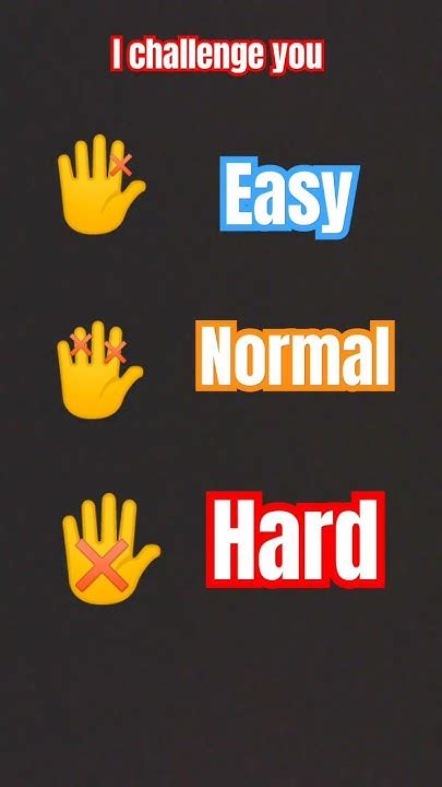Easy Normal Hard Youtube