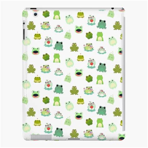 Funda Y Vinilo Para Ipad Lindo Y Divertido Conjunto De Ranas De