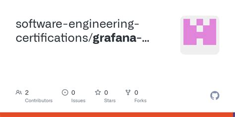 Github Software Engineering Certificationsgrafana Certified Professional