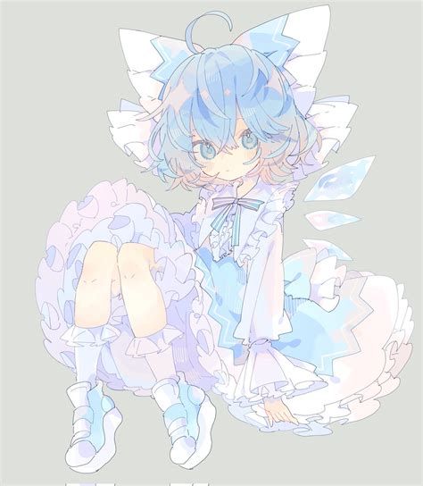 チルノ東方project 「チルノさん 」煮込らし化多忙のイラスト
