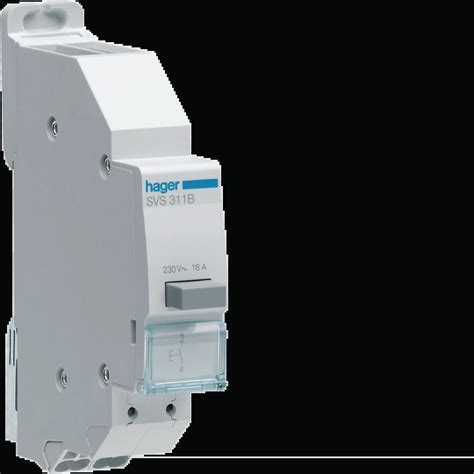 Impulse 1no Pushbutton Qc Busbar Passing • Svs311b Hager