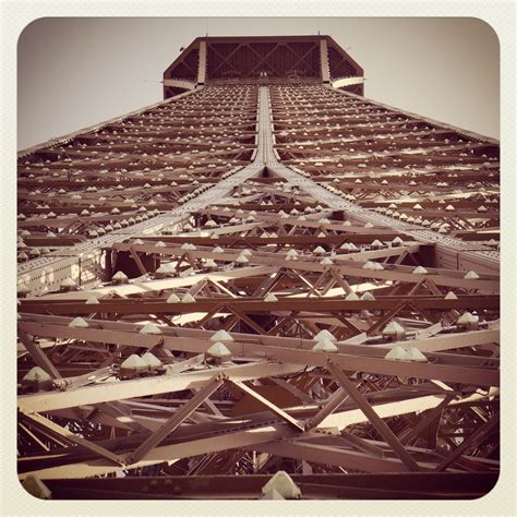 PARIS La Tour Eiffel Vu Du Bas La Tour Eiffel Tour Eiffel Eiffel Tower Inside