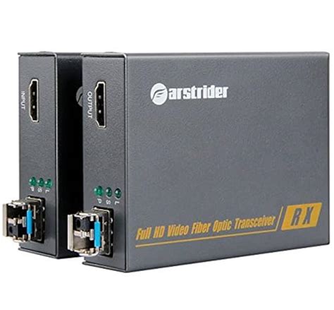 Farstrider Hdmi Extender Over Optical Optic Fiber Cable Single Mode 2km
