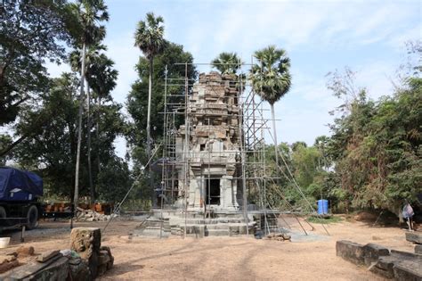 អាជ្ញាធរជាតិអប្សរា បានបញ្ចប់ការងារជួសជុលប្រាង្គកណ្ដាលប្រាសាទតាព្រហ្មកិលជាស្ថាពរ Khmerload