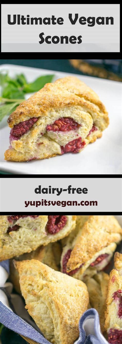 Vegan Scones Recipe With Raspberry And Vanilla Dairy Free