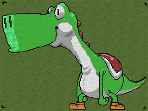Minecraft Derpy Yoshi By Luk01 On Deviantart