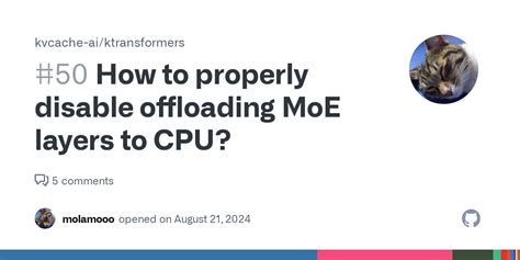 How To Properly Disable Offloading Moe Layers To Cpu · Issue 50