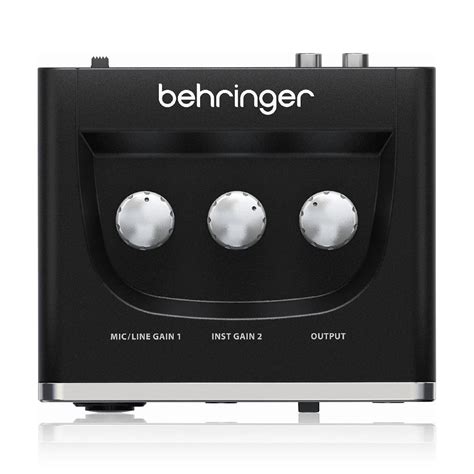 PLACA DE AUDIO BEHRINGER U-PHORIA UM22 2 CANAIS - PLACA DE AUDIO ...