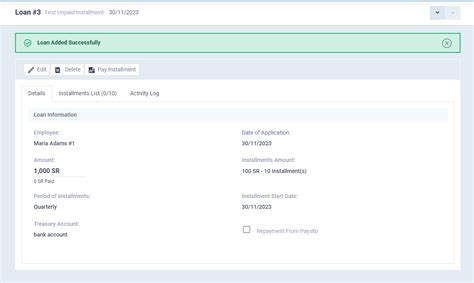 Managing Employee Loans Daftra Knowledge Base