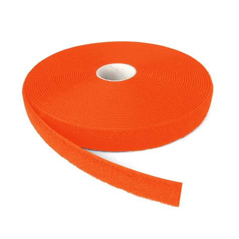 Mm Velcro Brand Alfatex Fluo Orange Sew On Loop Tape M