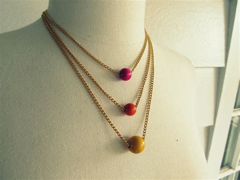 Wobisobi Bead And Chain Necklace Diy