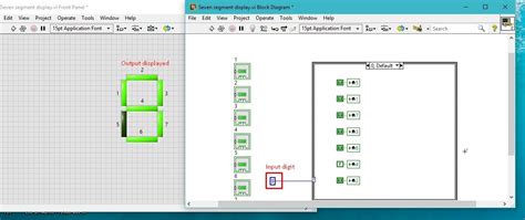 seven segment display in labview tutorial 25