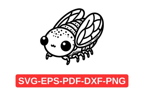 Intricate Cicada Svg For Cricut Bug Png Graphic By Artful Assetsy