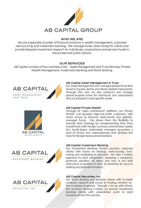 Ab Capital And Investment Corporation On Linkedin Ab Capital Group Who We Are And Our Services