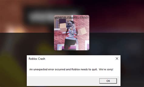 Roblox Crash Randomly Wont Stop Happening Rrobloxhelp