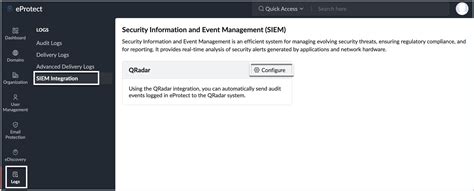 Siem Integration Zoho Eprotect