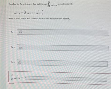 solved calculate s3 s4 and s5 and then find the sum