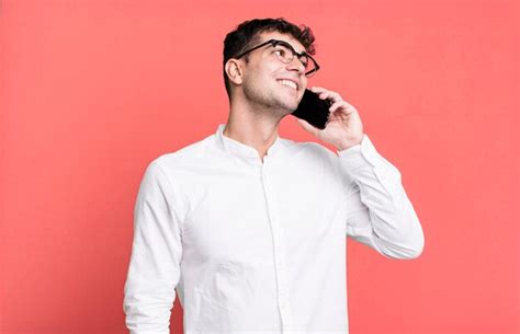 Premium Photo Adult Man Using His Smartphone