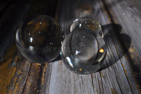 Crystal Glass Ball With Brilliant Lighting And Luxurious Background