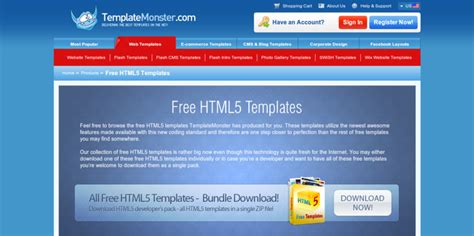 7 Resources For Free Html5 Templates Business Technology And