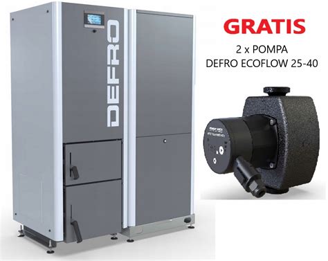 Kocioł Defro GAMMA 15 kW 5 klasa PELLET GRATIS 2 x POMPA DEFRO Cena