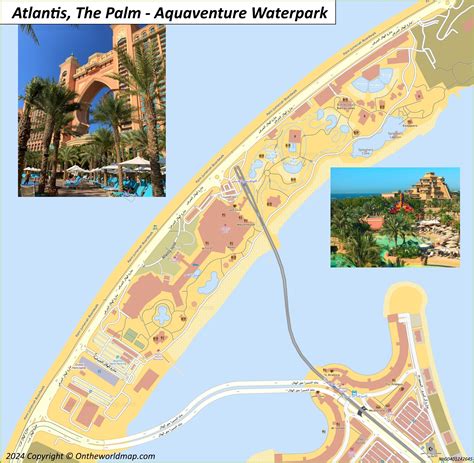 Atlantis Aquaventure Waterpark Map Dubai