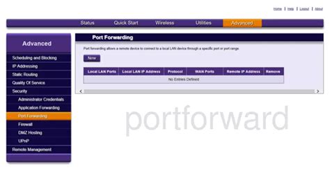 Opening Ports In A Calix 823g 2 Router